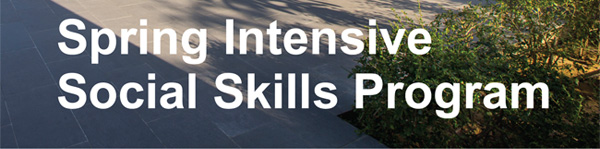 Spring Intensive Social Skills Program